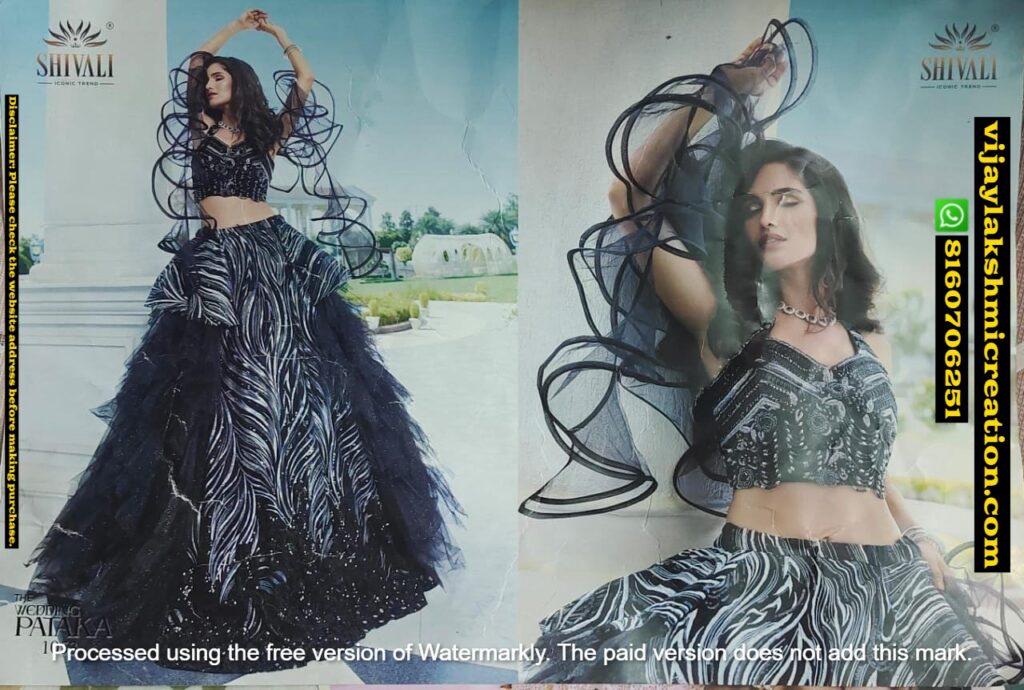 Shivali The Wedding Pataka 1058 Fancy Partywear Lehanga Choli In ...